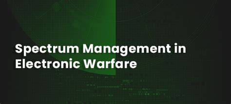Spectrum Management In Electronic Warfare Avantus Training