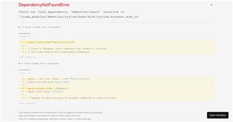 Emotion Codesandbox Emotion Codesandbox