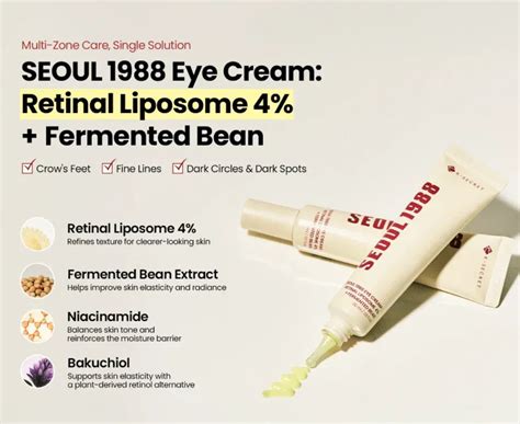 K Secret Seoul 1988 Eye Cream Retinal Liposome 4 Fermented Bean