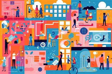 Enhancing Accessibility For People With Disabilities Generative Ai Stock Illustration