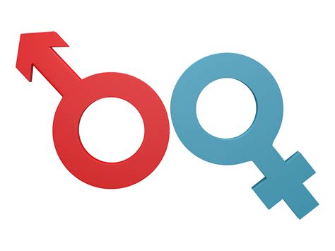 3d weergave geslacht seks symbool geïsoleerd Aan transparant