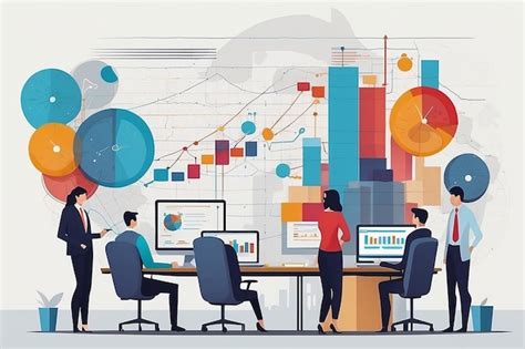 Premium Photo Teamwork And Data Analysis Concept Business Delineation