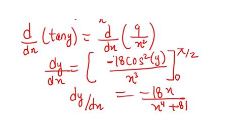 SOLVED The Curve C Has Equation X Tany