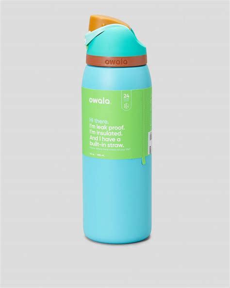 Owala 40oz Freesip Stainless Steel Water Bottle In Aqua Teal Free