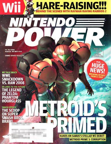 Nintendo Power Magazine Metroid Prime September 2007 219 Nintendo