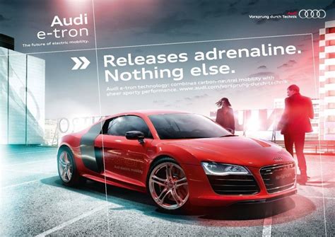 Audi Car Advertising Posters