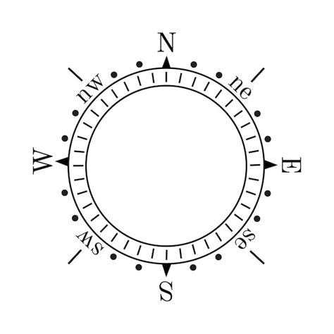 Round Compass Vectors And Illustrations For Free Download Freepik
