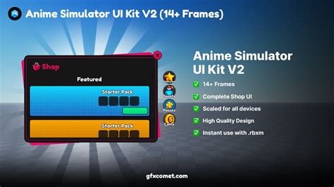 anime simulator ui kit v2 is here gfxcomet