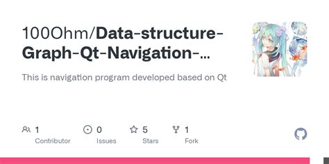 Github Ohm Data Structure Graph Qt Navigation System This Is Navigation Program Developed