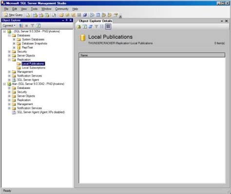 Sql Server 2005 2008 2012 Replication Between Two Sql Servers