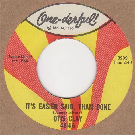 Its Easier Said Than Done