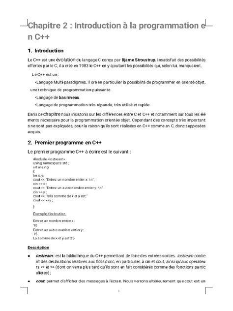 introduction a la programmation en c phoenix pdf