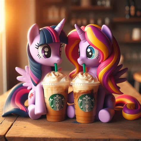 Mlp X Starbucks Coffee Twi And Sunset Ai 8 By Tomartista On Deviantart