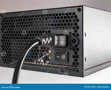 Computer Part For System Unit Assembly Power Supply For Computer Close Up Choice Of Quiet