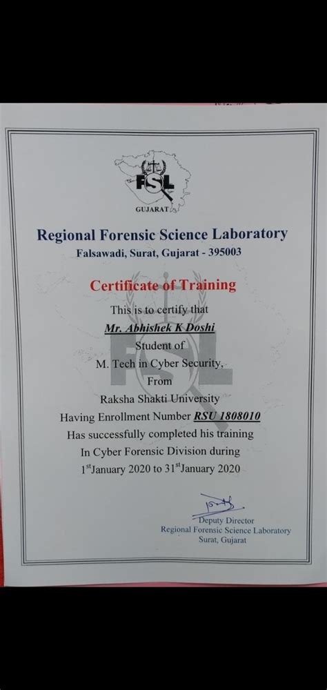 Abhishek Doshi On Linkedin Lea Forensicscience Digitalforensics