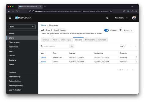 Offline Sessions Not Shown In Users Session Tab Issue Keycloak Keycloak GitHub