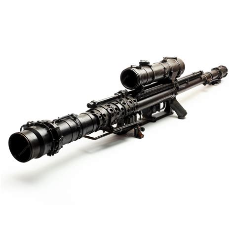 Premium Photo | Bazooka with white background high quality ultra hd