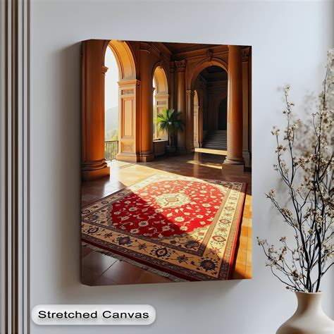 Golden Dawn Medallion Persian Canvas Print Myphotostation