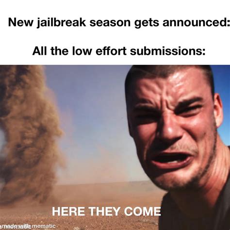 Its Sad But Its True R Robloxjailbreak