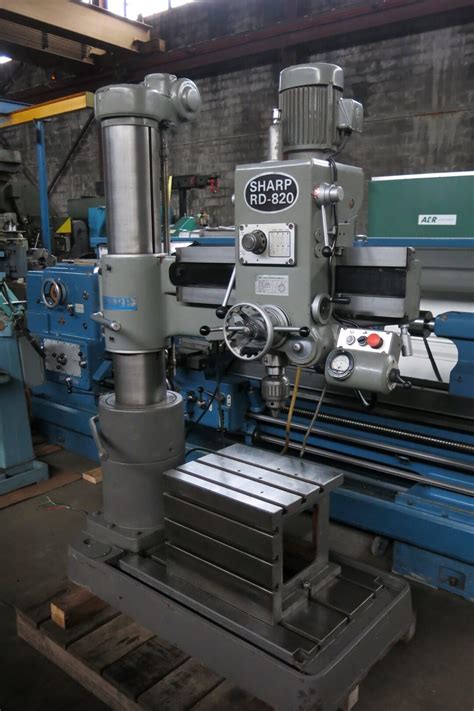 Used Drills Manual And Cnc For Sale Sharp Rd 820 Radial Drill