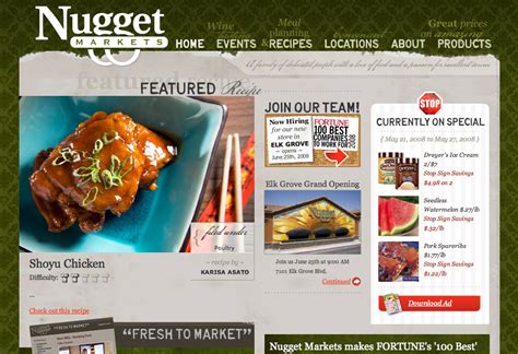 Nugget Markets Website — Thebigreason