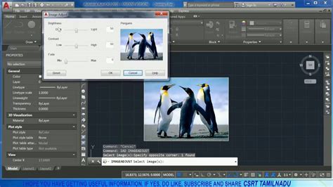67 Modify Tool Image Adjust Imageadjust Command Autocad Brightness
