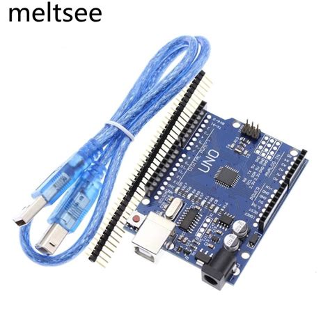 High Quality One Set Uno R3 Ch340gmega328p Chip 16mhz For Arduino Uno R3 Development Board