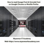 Myanmar Unicode Typing Tutor Myanmar IT Academy