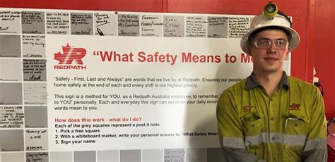 Raeph Mason Has Recently Undertaken A Vacation Placement With Redpath Australia Mining