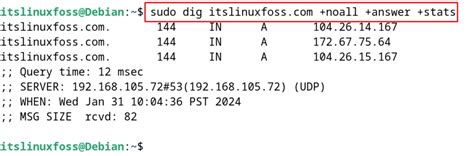 How To Install And Use Dig Command On Debian 12 Its Linux Foss