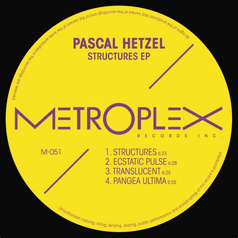Pascal Hetzel Structures Ep Uk