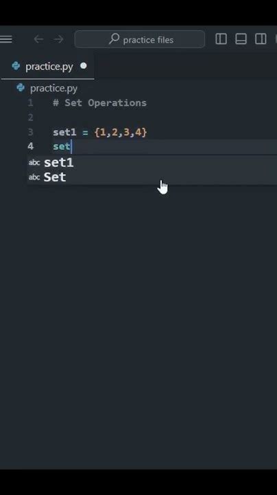 Set Operations Python Pythonprogrammingcodinglearnpython