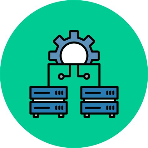 Database Management Generic Color Lineal Color Icon