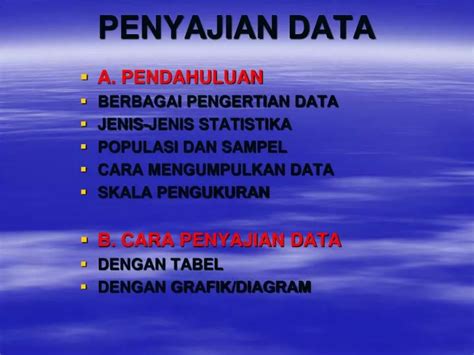 Ppt Penyajian Data Powerpoint Presentation Free Download Id 3230746