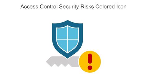 Access Control Security Risks Colored Icon In Powerpoint Pptx Png And