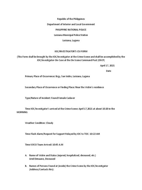 30 Ioc Csi Form Pdf Sexual Violence Aggression