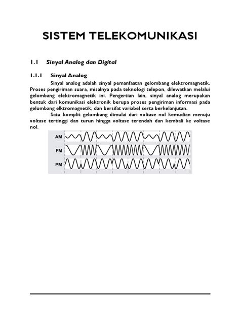 Komunikasi Analog Dan Digital Pdf