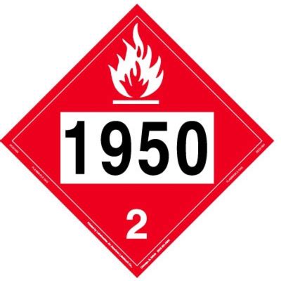 Flammable Liquid Placard Un 1266 Removable Vinyl Pack Of 25