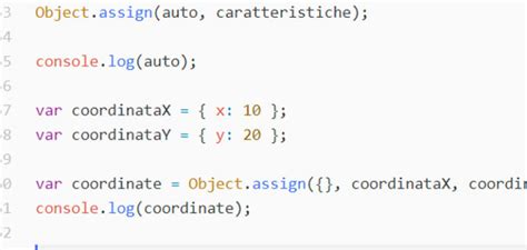 Object Assign Metodo Per Creare Oggetti Da Altri Oggetti