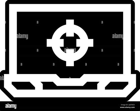 Gaming Laptop Icon Stock Vector Image Art Alamy