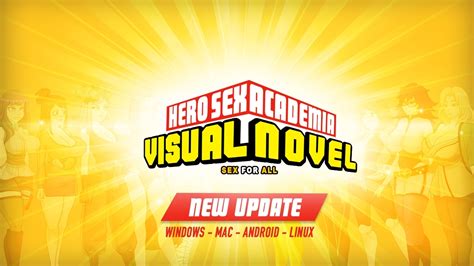Hero Sex Academia Visual Novel On Twitter The New HeroSexAcademia Update Is Avaliable Now