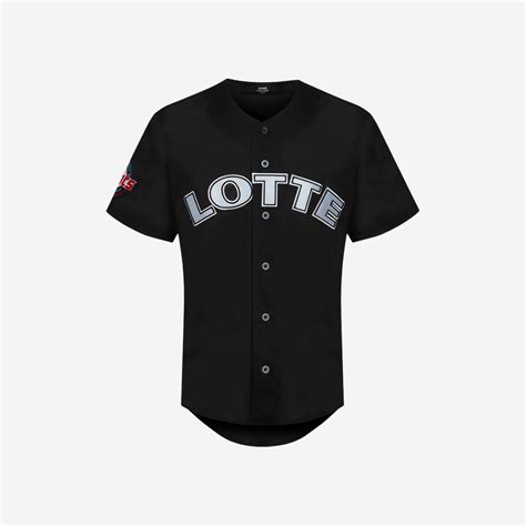 롯데 자이언츠 올드 레플리카 유니폼 블랙 논 마킹 버전 Toys And Goods Kream