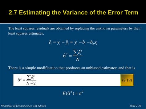 The Simple Linear Regression Model Specification And Estimation Ppt Download
