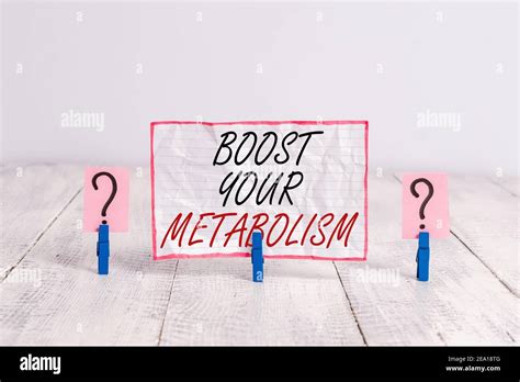 Handwriting Text Boost Your Metabolism Conceptual Photo Body Process