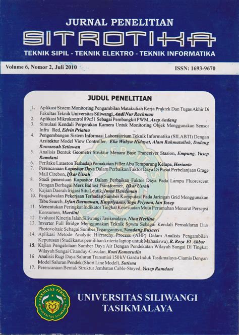 pdf pengembangan sistem informasi laboratorium teknik informatika silabti dengan arsitektur