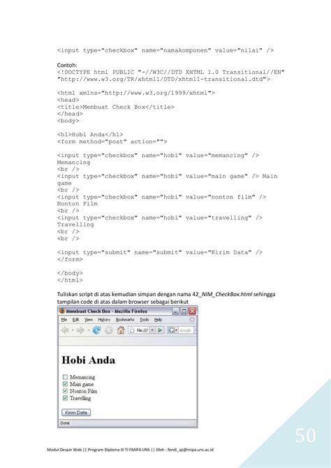 Modul Design Web Amandajgby Halaman 50 Pdf Online Pubhtml5