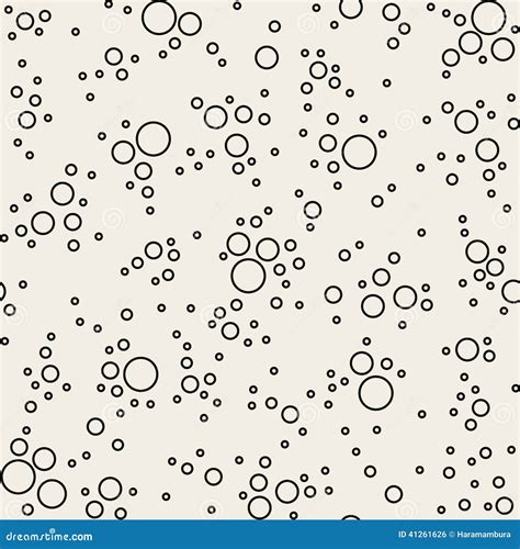 Seamless Texture With Circles Stock Vector Illustration Of Black Circles 41261626