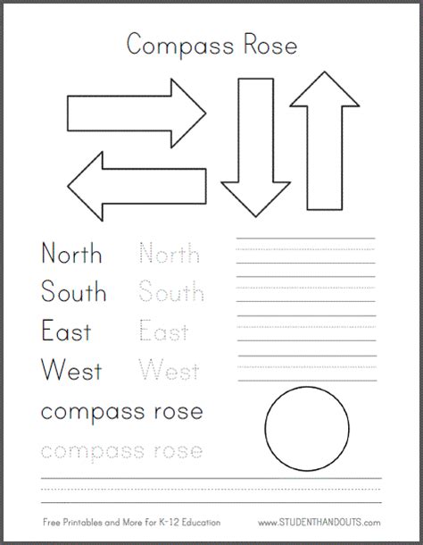 Blank Compass Rose