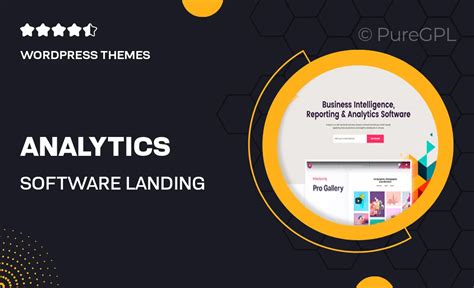Analytics Software Landing Page