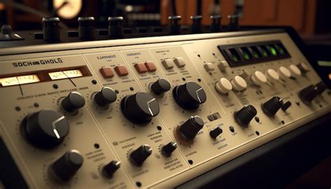 Premium AI Image A Close Up Of A Control Panel With The Number 1 On It